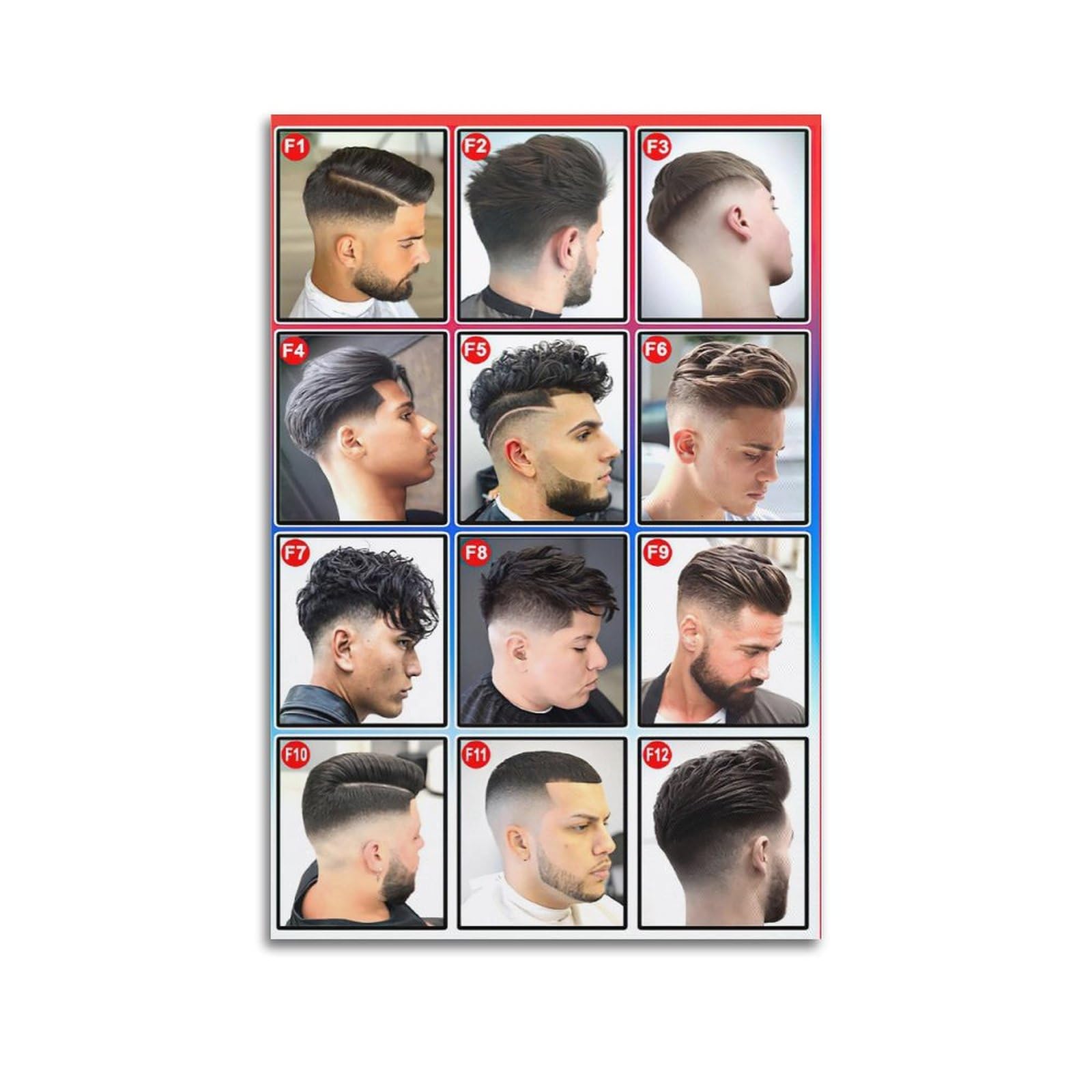 Mua Barbershop Poster Collage Poster for Men's Haircuts Poster of A ...