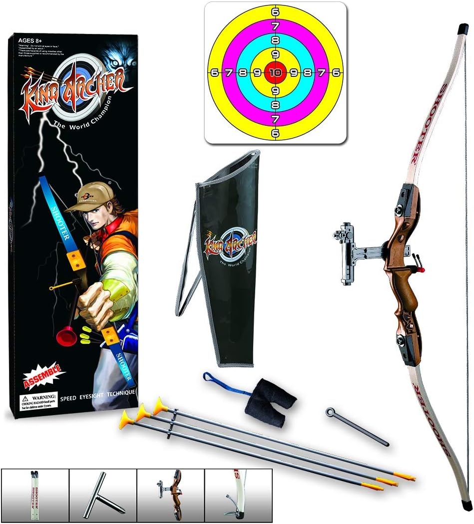 OVERWELL Kinder Pfeil und Bogen Set Kinder Recurve Bogen und Pfeil Set ...