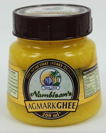 Nambisan's AGMARK Ghee 200 ml: Amazon.in: Grocery & Gourmet Foods