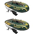 Amazon.com : Intex Seahawk 3 Person Inflatable Boat Set with Aluminum ...