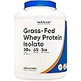 Amazon.com: Nutricost Grass-Fed Whey Protein Isolate (Unflavored) 5LBS - rBGH Free, Non-GMO ...