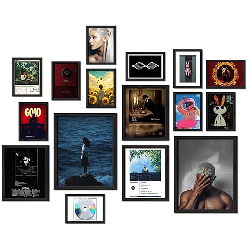 NXCX 16 PCS Posters, Gallery Wall Art Prints for Bedroom, Posters for ...