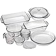 Amazon.com: Anchor Hocking Complete Glass Bakeware Set (15 piece ...