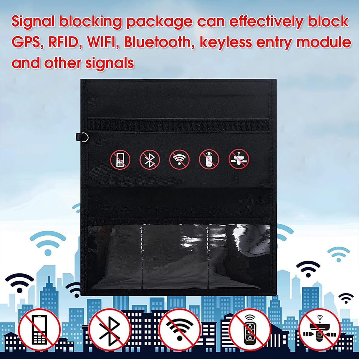 Mua CGEAMDY Signal Blocking Bag, RFID Anti-Theft Signal Blocking Cages ...
