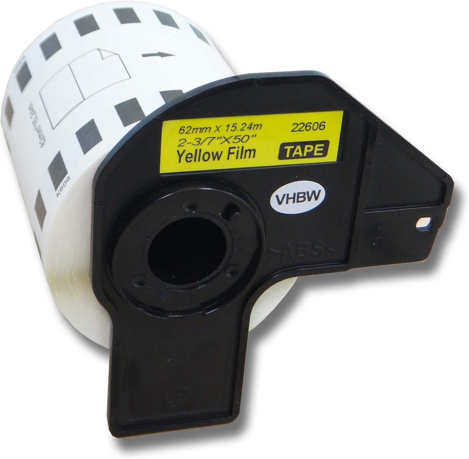 vhbw 1x Rolle Etiketten Aufkleber für Brother P-Touch QL-500BW, QL-550 ...