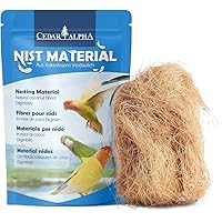 Amazon.com : Premium Coconut Fiber for Bird Nests - Canary Nesting Material Coconut Bird Nest ...