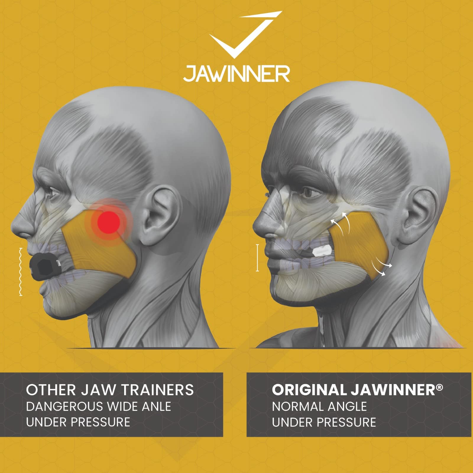 Mua JAWINNER Jawline Exerciser For Experienced Users (Black) - Jaw ...