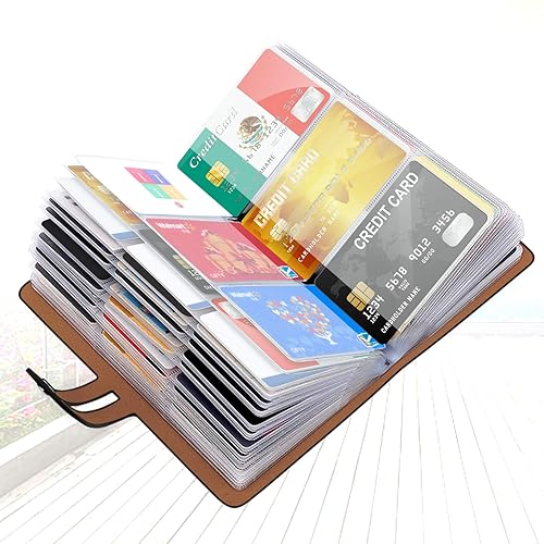 Padike RFID Credit Card Holder Business Card Organizer , with 96 Card Slots Credit Card ...