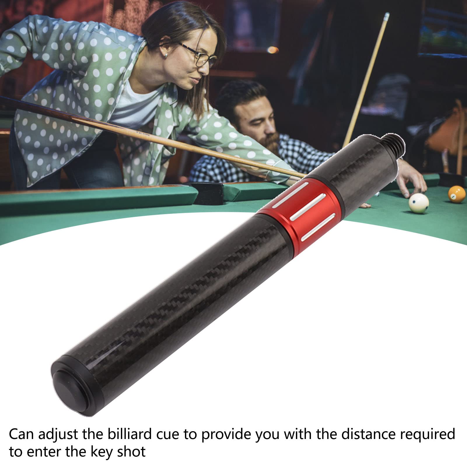 Mua Tefola Pool Cue Extension, Carbon Fiber Billiard Pool Cue Extension ...