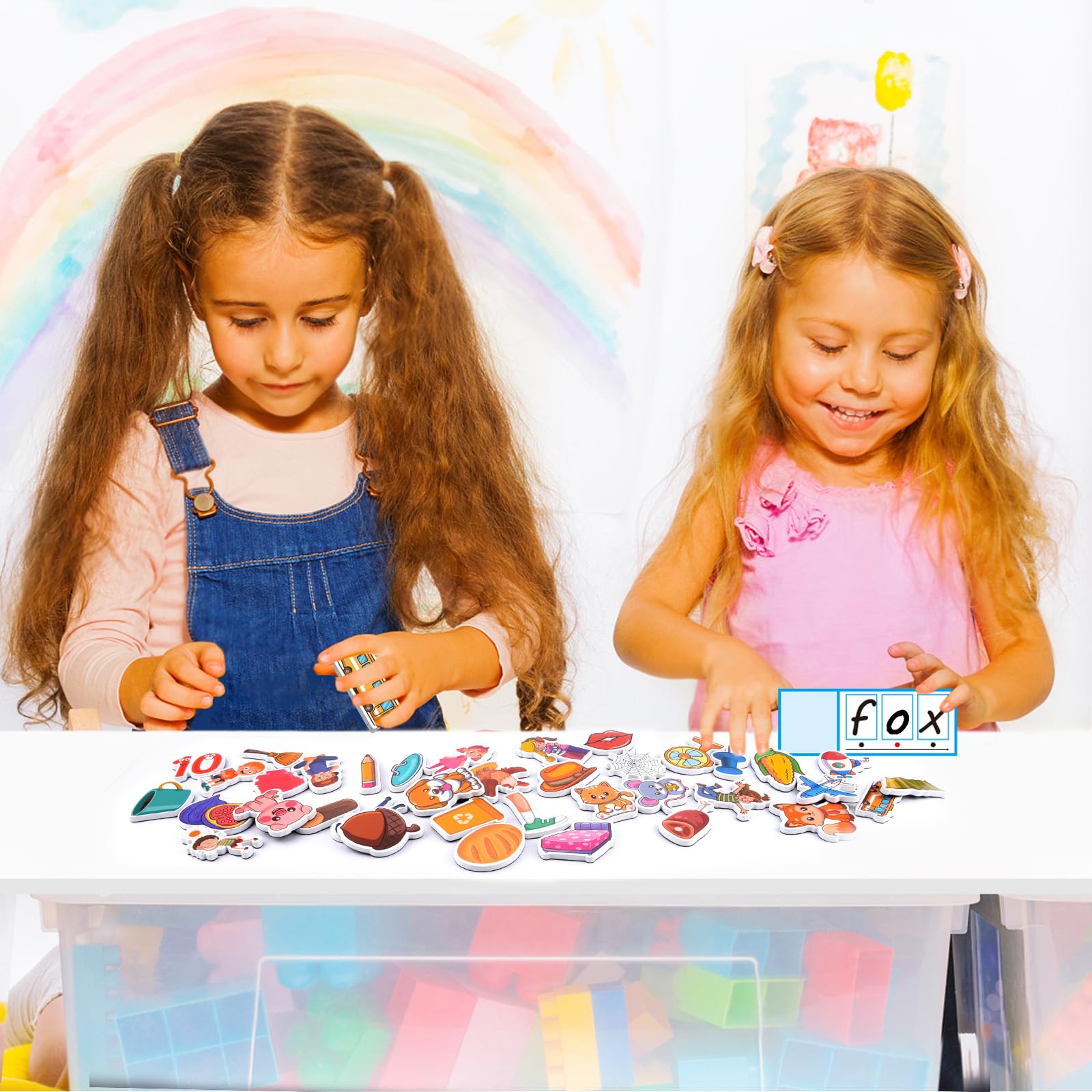 Mua CVC Word Games, 50 Fridge Magnets for Kids, Speech Therapy Toys ...