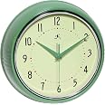 Infinity Instruments Retro Wall Clock for Living Room – Silent & Small ...