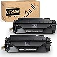 Amazon.com: v4ink 2-Pack Compatible Toner Cartridge Replacement for HP 80A CF280A Toner ...