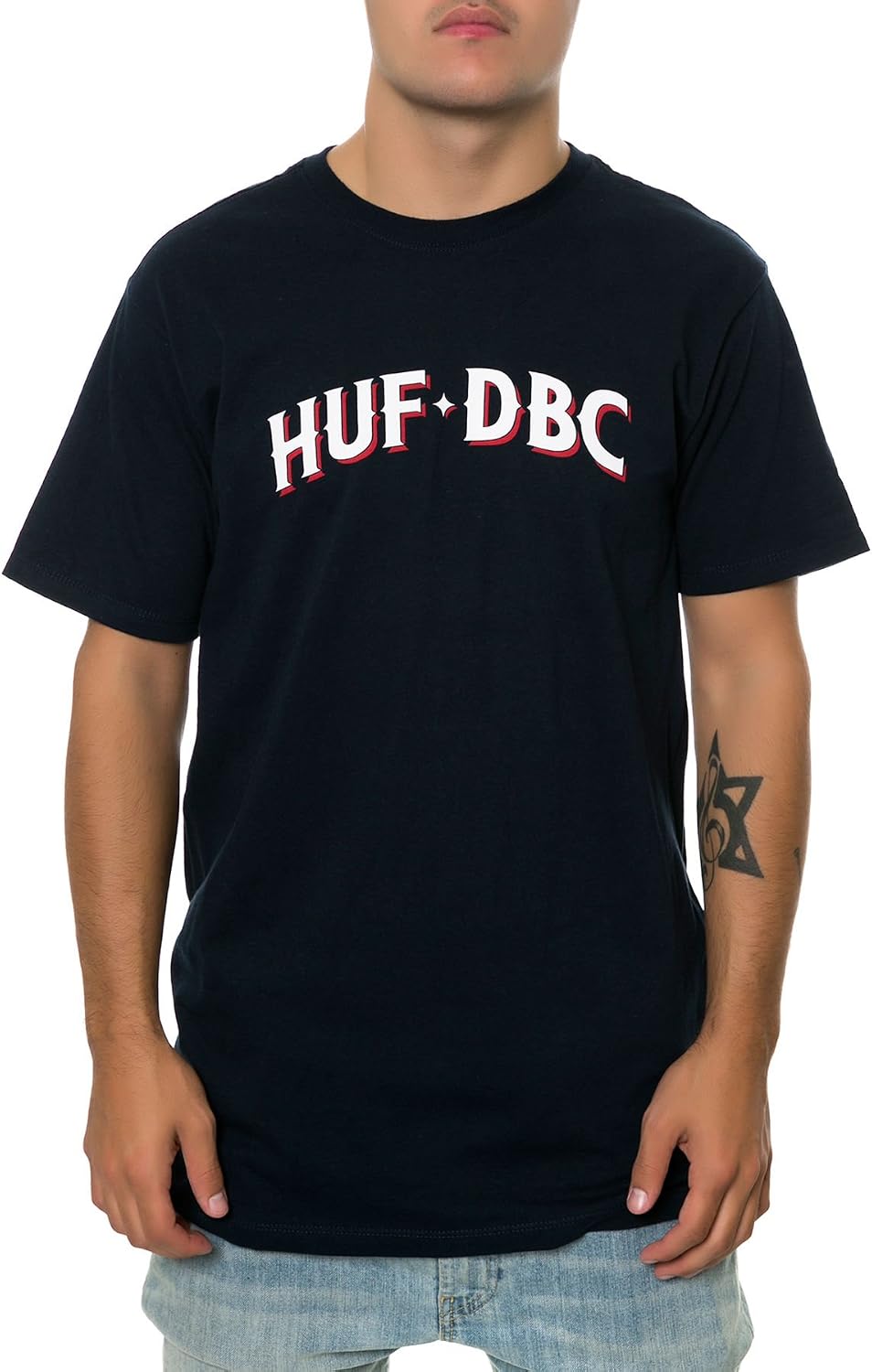 Amazon.com: HUF Men's HUF League Tee Medium Navy: Clothing