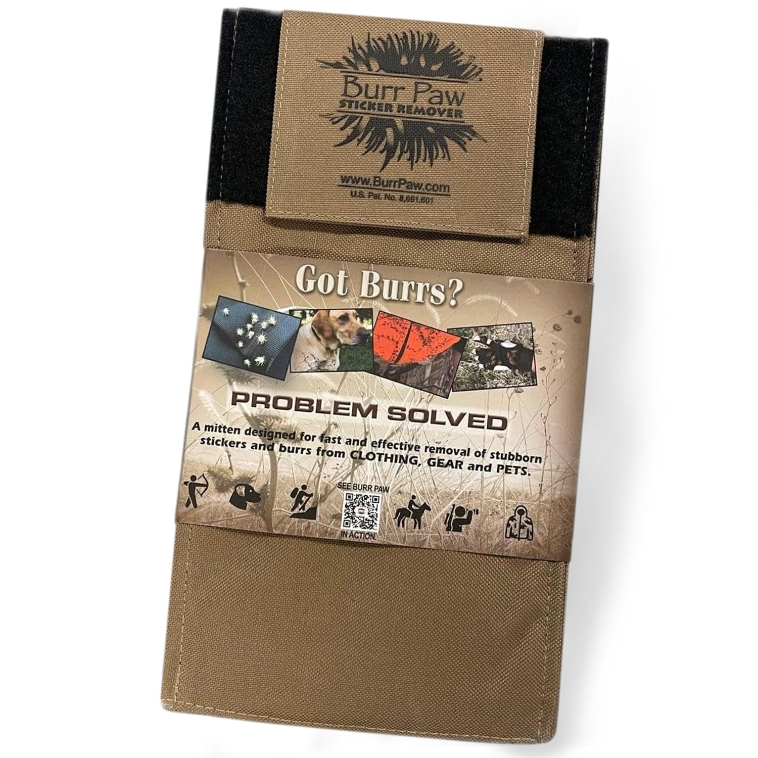 Burr Paw Sticker-Bur Remover - Easily Remove Spurs from Hunting Gear ...