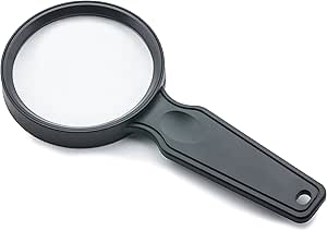 Amazon.com: Carson MagniView 2.5X Hand-Held Magnifier with 5X Spot Lens ...