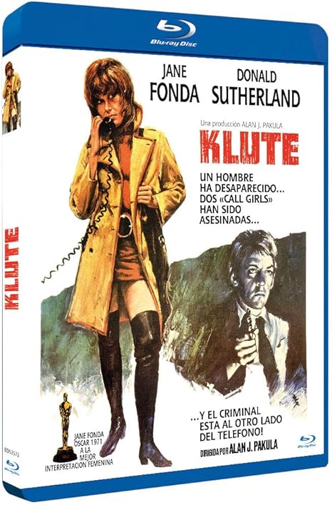 Klute (1971) (Region B): Amazon.co.uk: Jane Fonda, Donald Sutherland ...