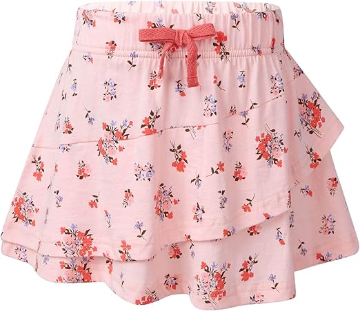 YOOJIA YOOJIA Kinder Mädchen Rock Sommer Minirock mit Blumenmuster Kurz ...
