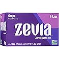 Amazon.com : Zevia Grape Zero Calorie Soda, 12 Fl Oz Cans, 6 Pack : Fruit Juices : Grocery ...