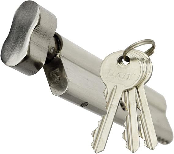 Tradelocks 45/55T (40-10-50T) 100mm Nickel Standard Security Thumb Turn ...