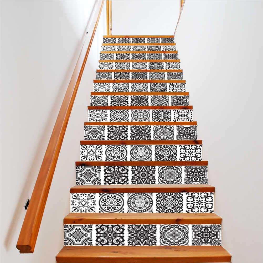 Y-Step Stair Stickers Self-Adhesive Renovation Waterproof DIY Wall ...