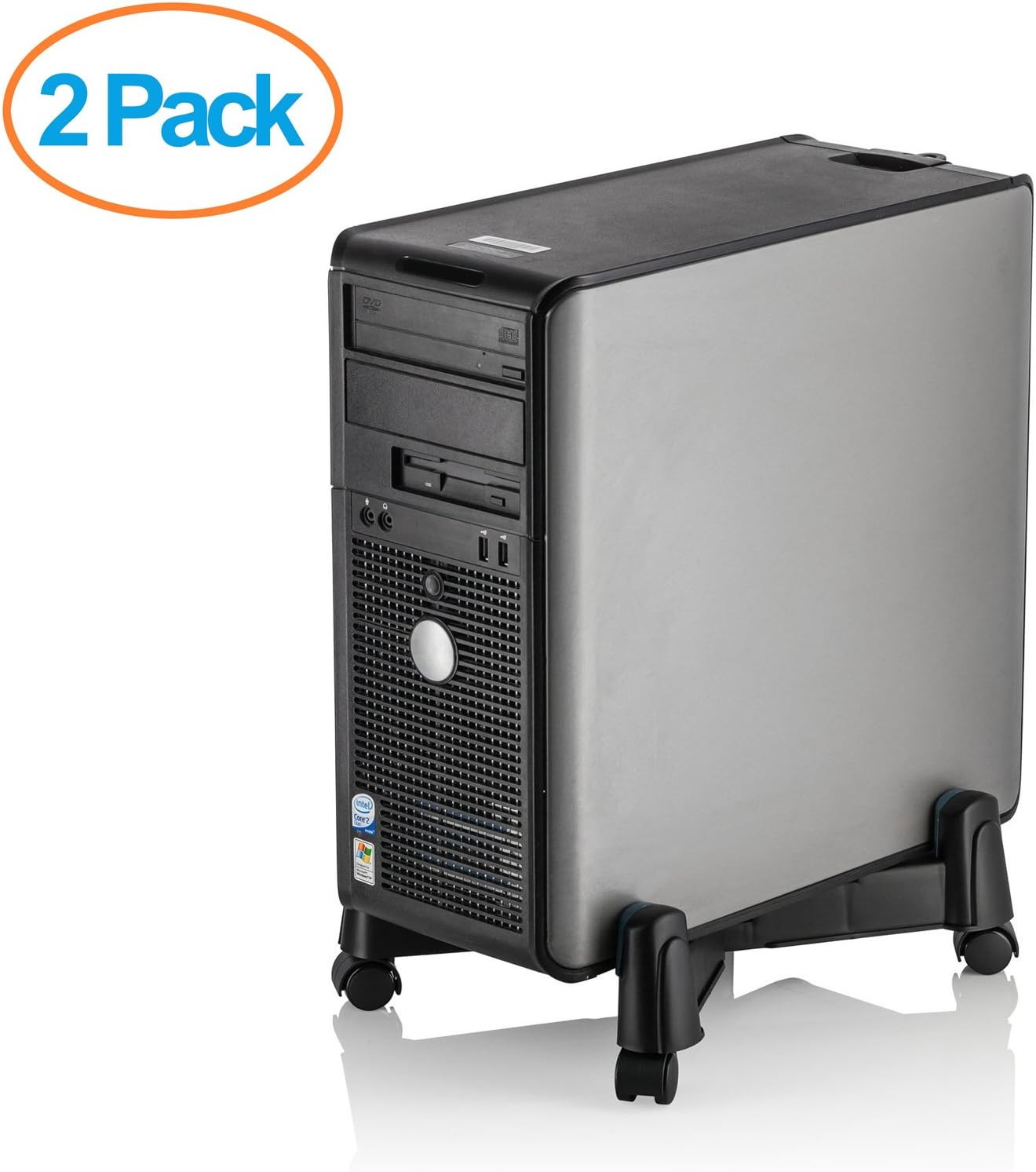 Amazon.com: Halter LZ-401 PC Computer Stand Case Caddy for Desktop ...