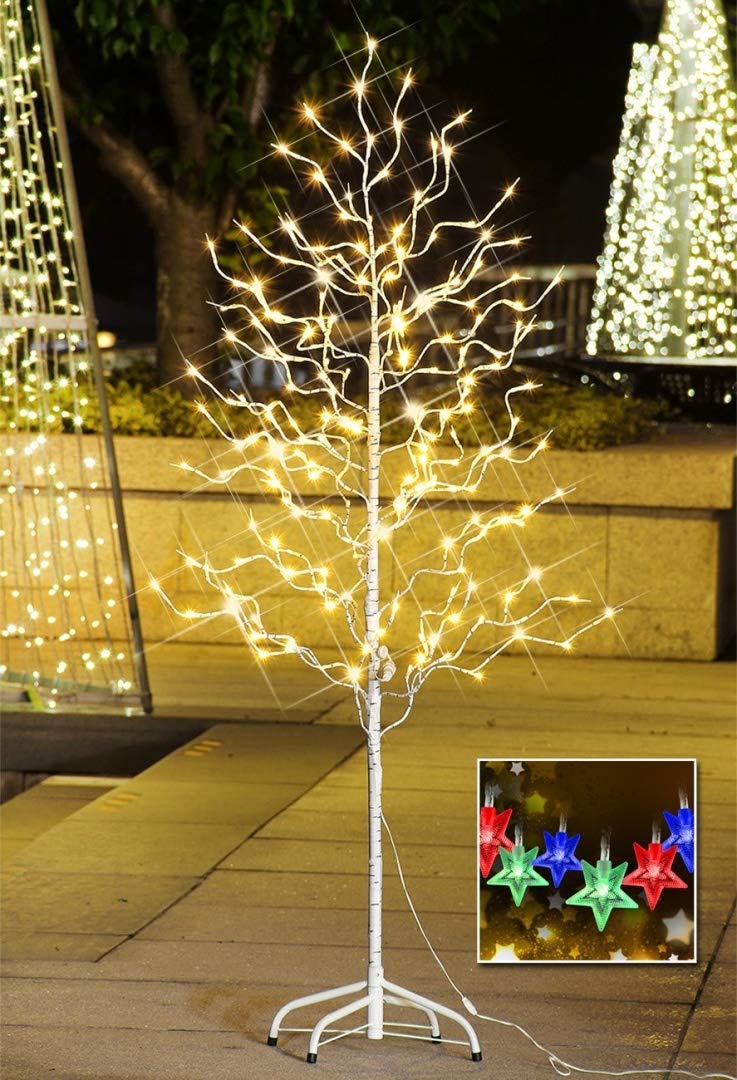 Lightshare 5Ft 200L LED Star Light Tree, Home/Festival/Party/Christmas ...