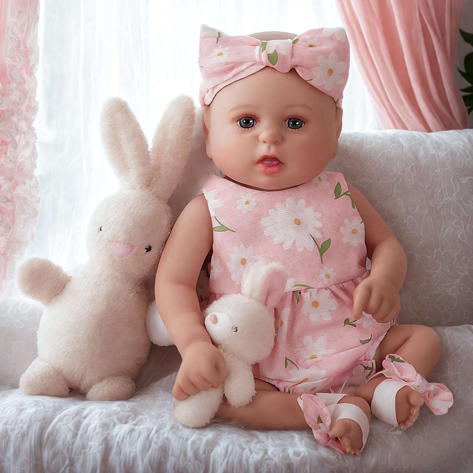 BABESIDE Lifelike Reborn Baby Dolls - 20 Inch-Soft Body Realistic ...