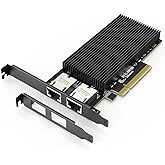 Amazon.com: 10Gb Dual LAN Base-T PCI-e Network Card, Intel X540 ...