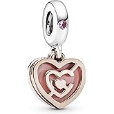 Amazon.com: PANDORA Jewelry Blue Compass Rose Dangle Crystal Charm in ...