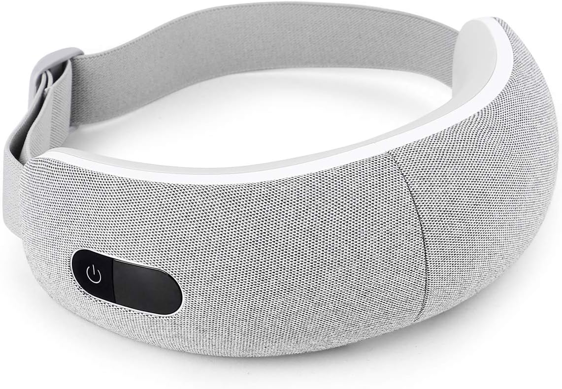 WanwuS Eye Massager with Heat Vibration Massager for Dry Eyes Eyestrain ...