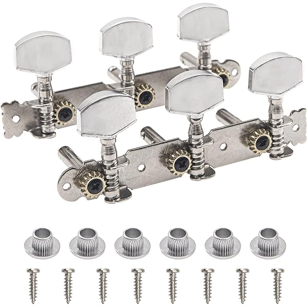 注文後の変更キャンセル返品 1 Set 3R-3L Guitar Machine Heads Tuners Black Tuning Keys ...