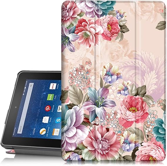 Amazon.com: Hocase Smart Case for All-New Amazon Fire 7 Tablet (9th ...
