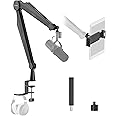 Amazon.com: IXTECH Mic Boom Arm Microphone Arm for Blue Yeti Shure Sm7b ...