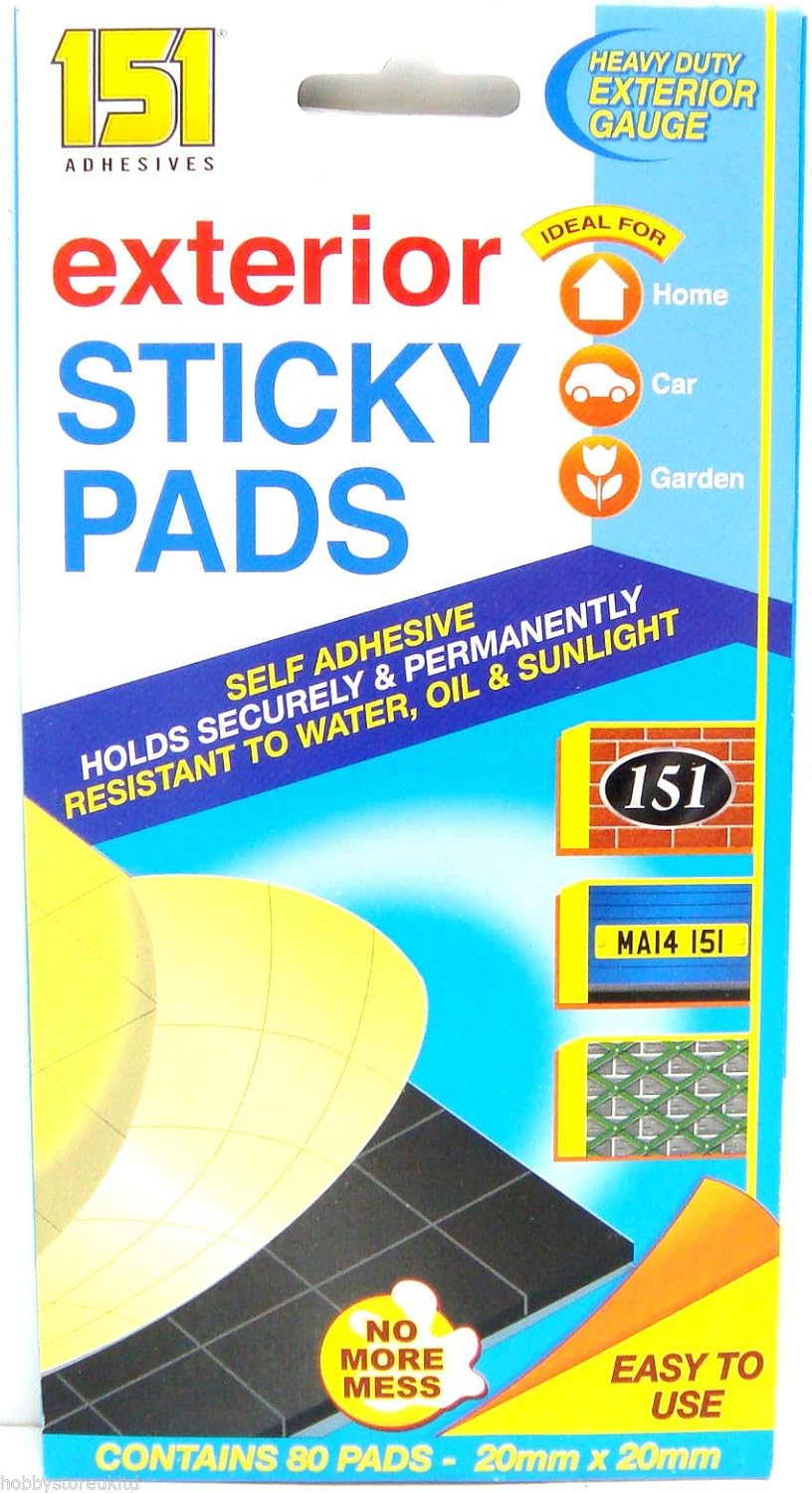 Sticky Fixers Permanent Foam Pads Double Sided Self Adhesive Sticky ...
