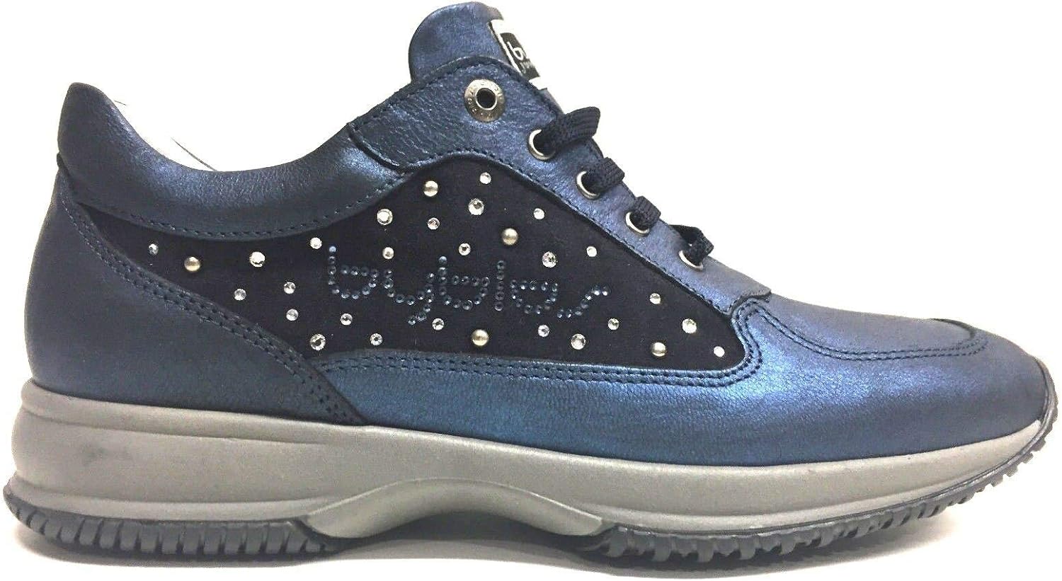 Byblos Scarpe Sneakers Casual Donna Originale SB30059B Pelle Shoes AI ...