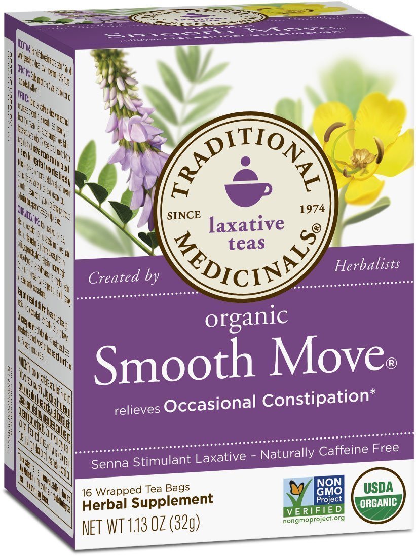 Traditional Medicinals Organic Smooth Move with Senna Herbal Tea ...