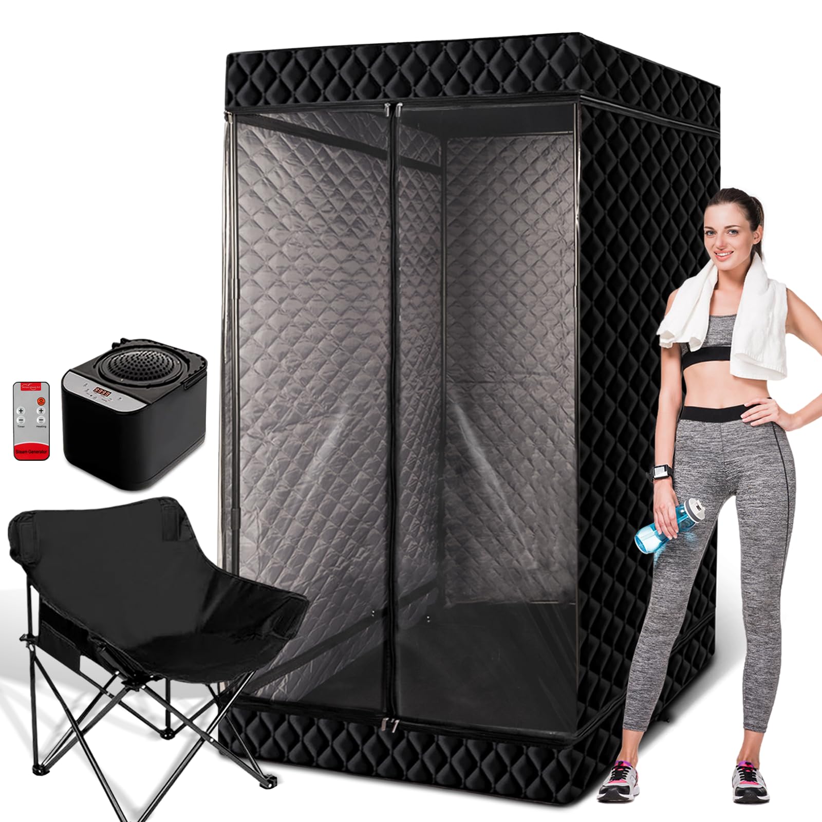 PEEKO Upgraded Collapsible Fridge Sauna Box for Relaxation ...
