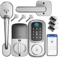 Keyless Entry Door Lock with Handle Set, Keyless Entry Deadbolt with ...