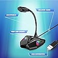 Amazon.com: Bugha Exclusive LED Gaming Microphone for PC: Home Audio ...