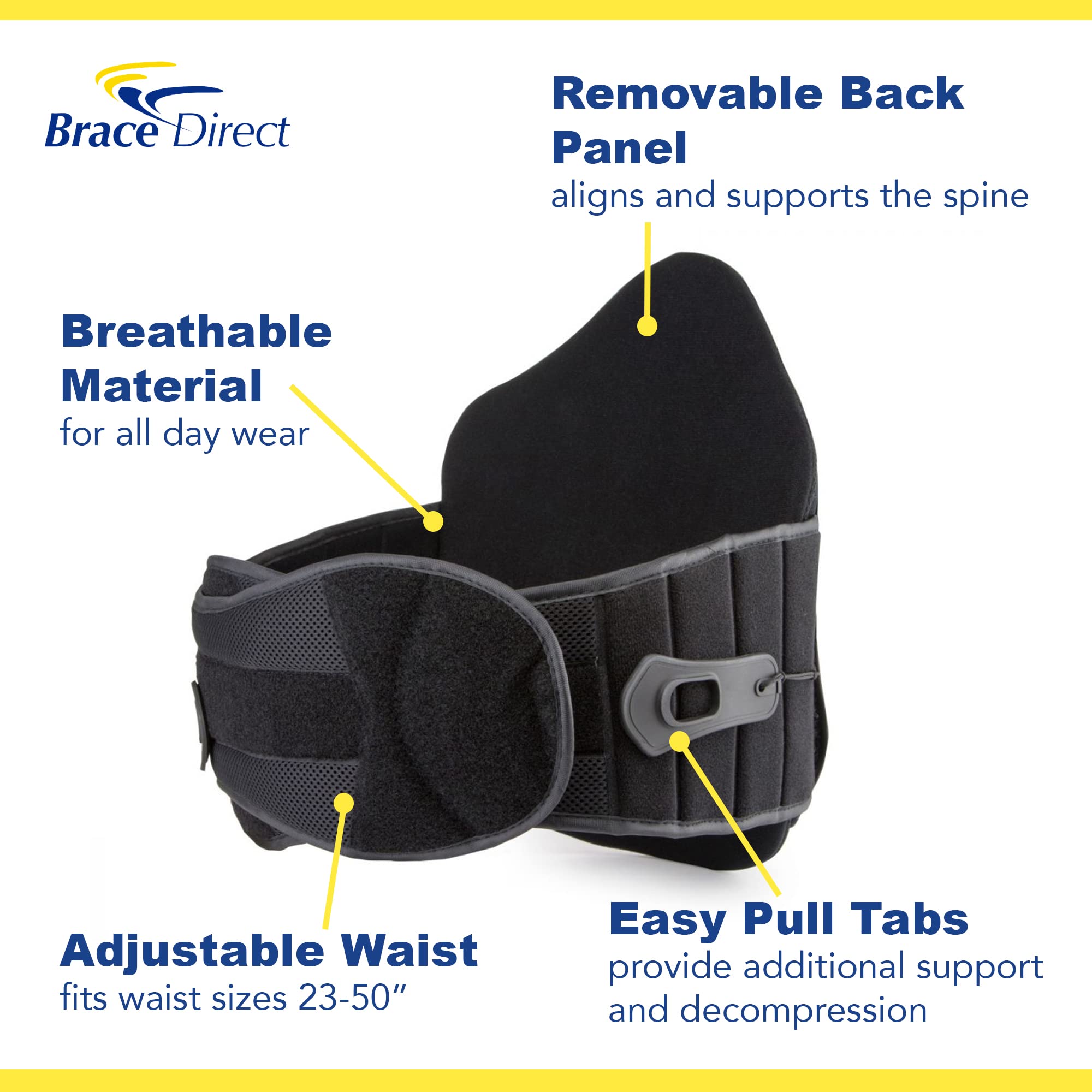 Mua Brace Align VertebrAlign LSO Back Brace - Breathable Lumbar Support ...