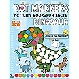 Dot Markers Activity Book&Fun Facts: Color Cute Dinosaur for kids ages ...