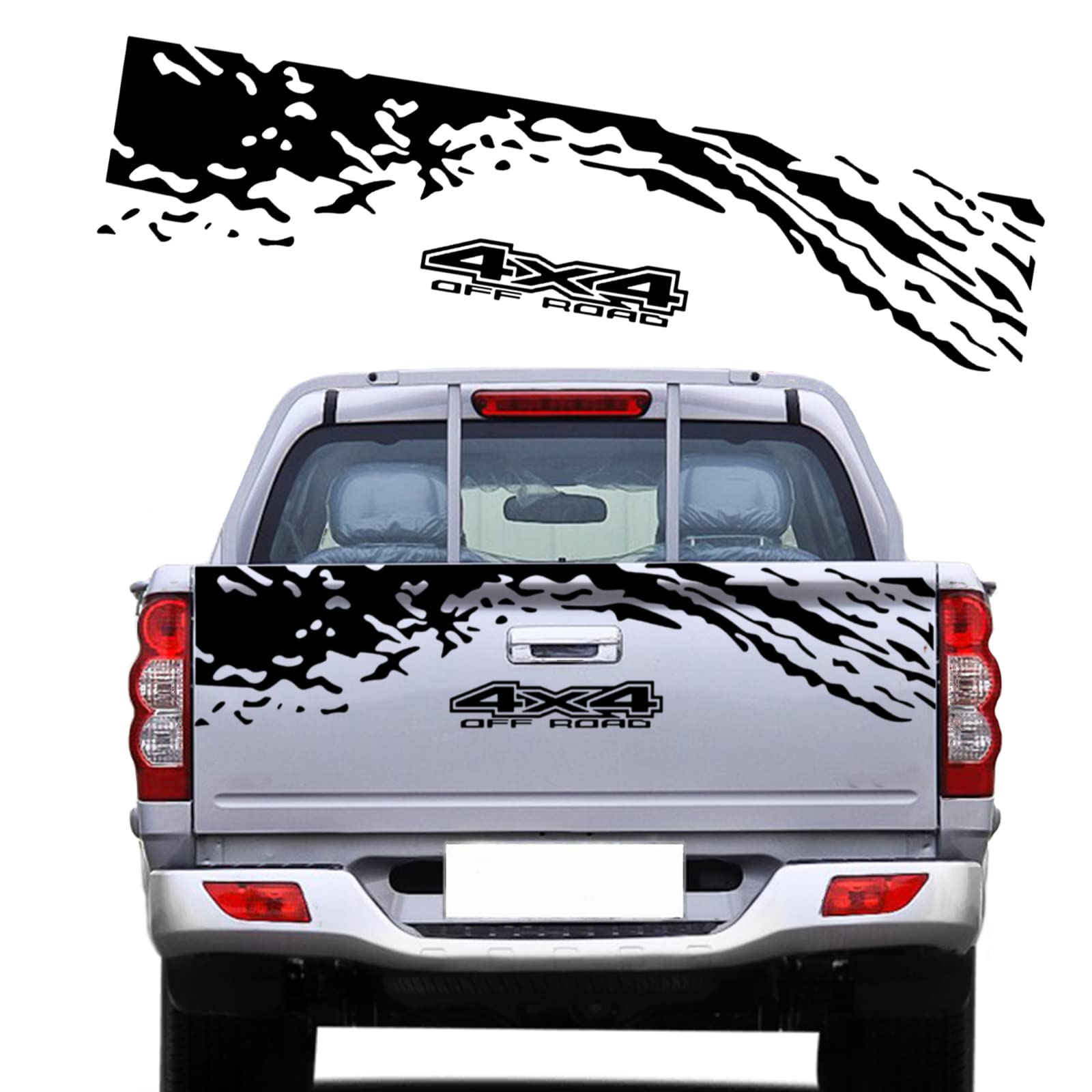 nuoozy Truck Tailgate Vinyl Decal Preamble 4x4 Rear Truck Graphic Wrap ...