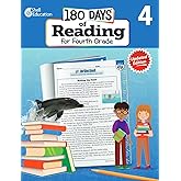 Amazon.com: 180 Days™: Reading for 4th Grade Practice Workbook for ...