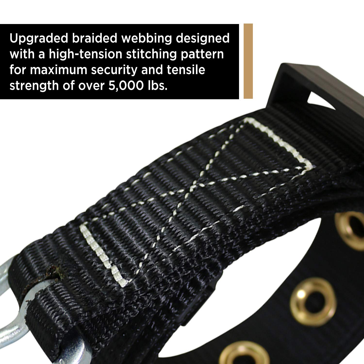 Mua AFP Heavy-Duty Tongue Buckle Body Belt, PPE for Safety Harness ...