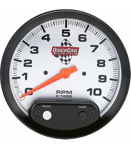 QuickCar Racingu00ae 61-6001 - Standard 2-5/8" 2-Gauge Panel (Oil Pressure