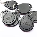 Amazon.com : 100pcs 125kHz Keyfobs Proximity Fob Works with Prox Key ...