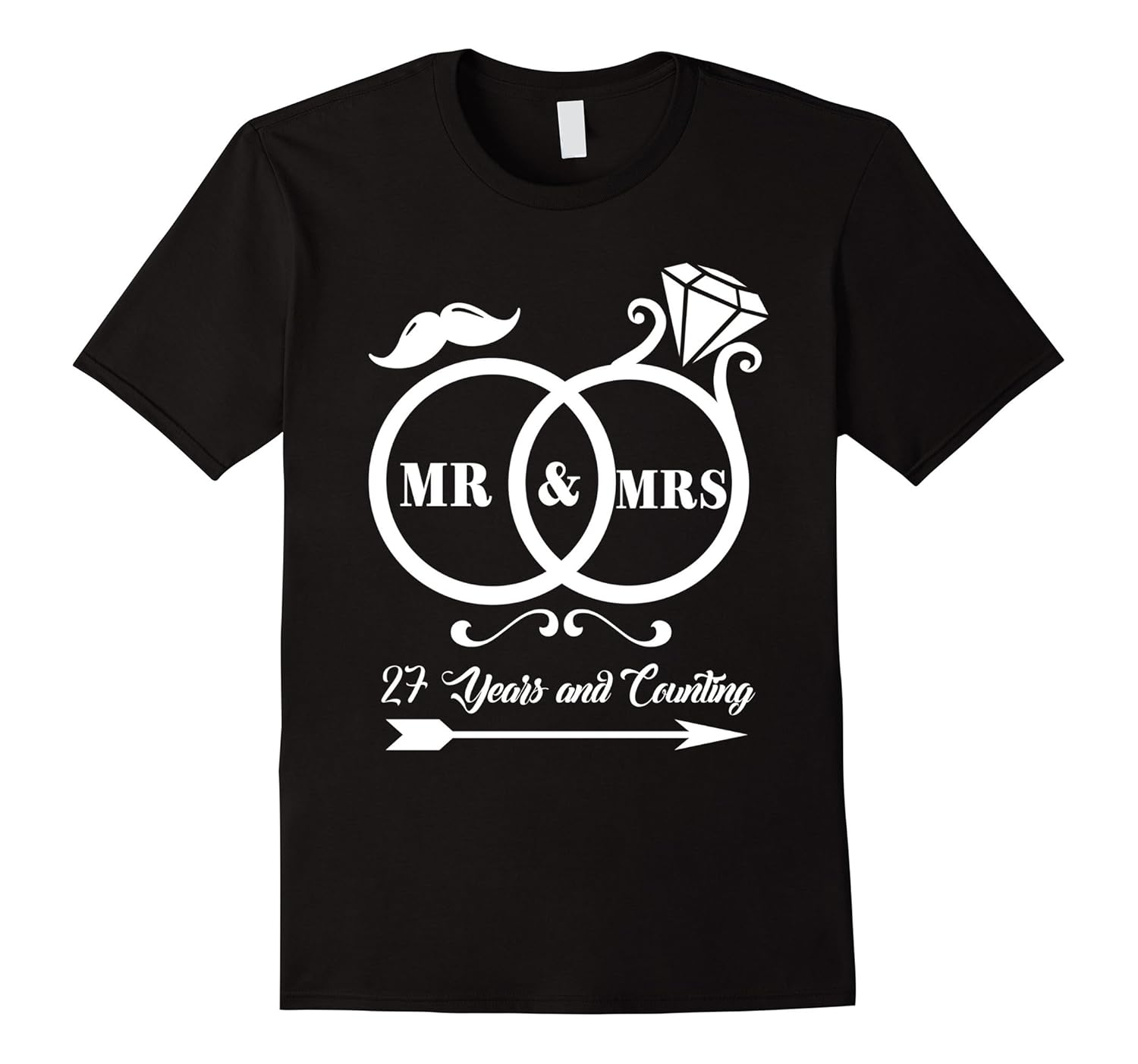 T Shirt For Wife Husband 27th Wedding Anniversary Gift Art Artvinatee t-shirt-for-wife-husband-27th-wedding-anniversary-gift-art-artvinatee