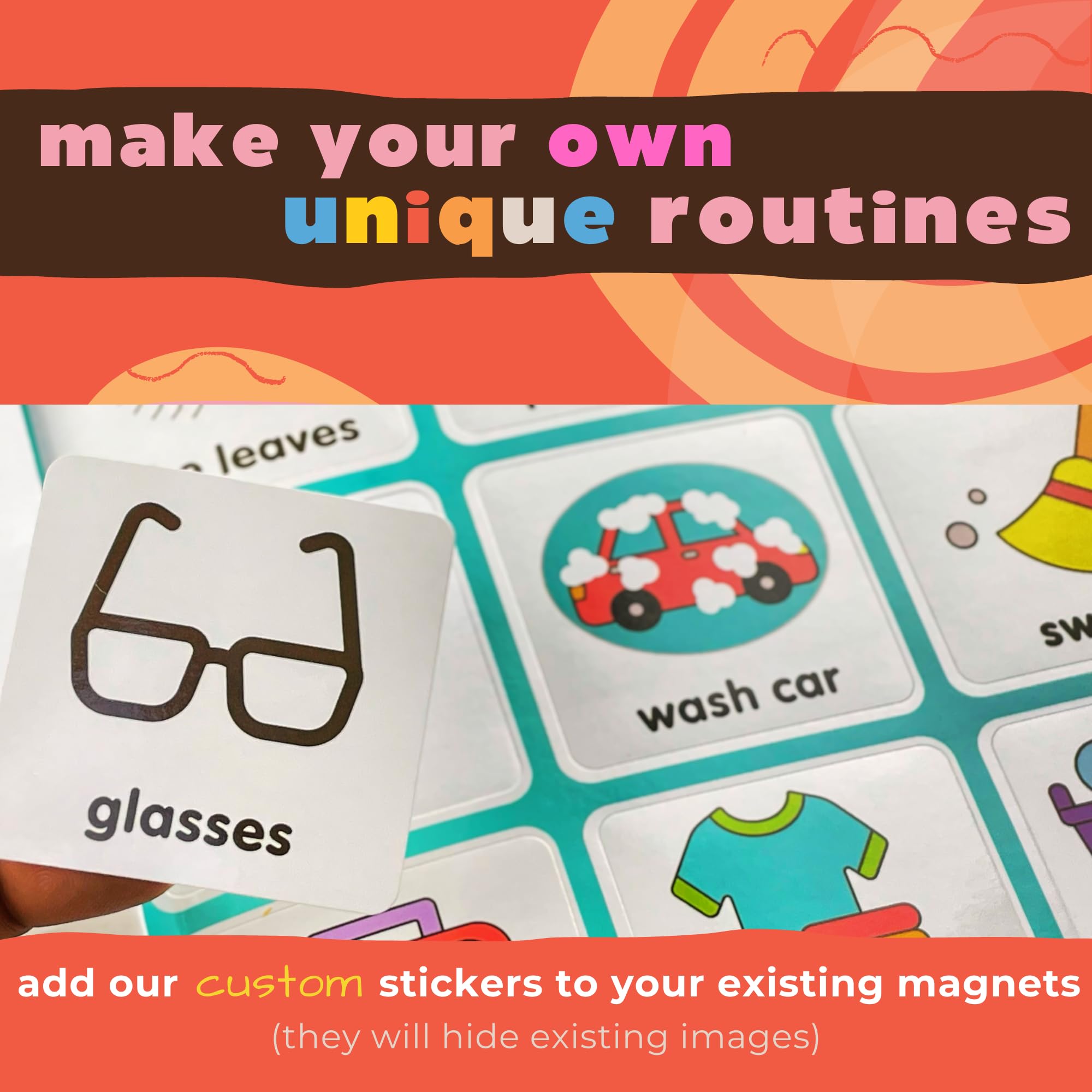 Mua Magnetic Visual Schedule for Kids - Create Your Own Routine Chart ...