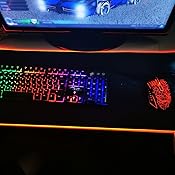 BAKTH Multiple Color Rainbow LED Backlit Mechanical Feeling USB Wired ...