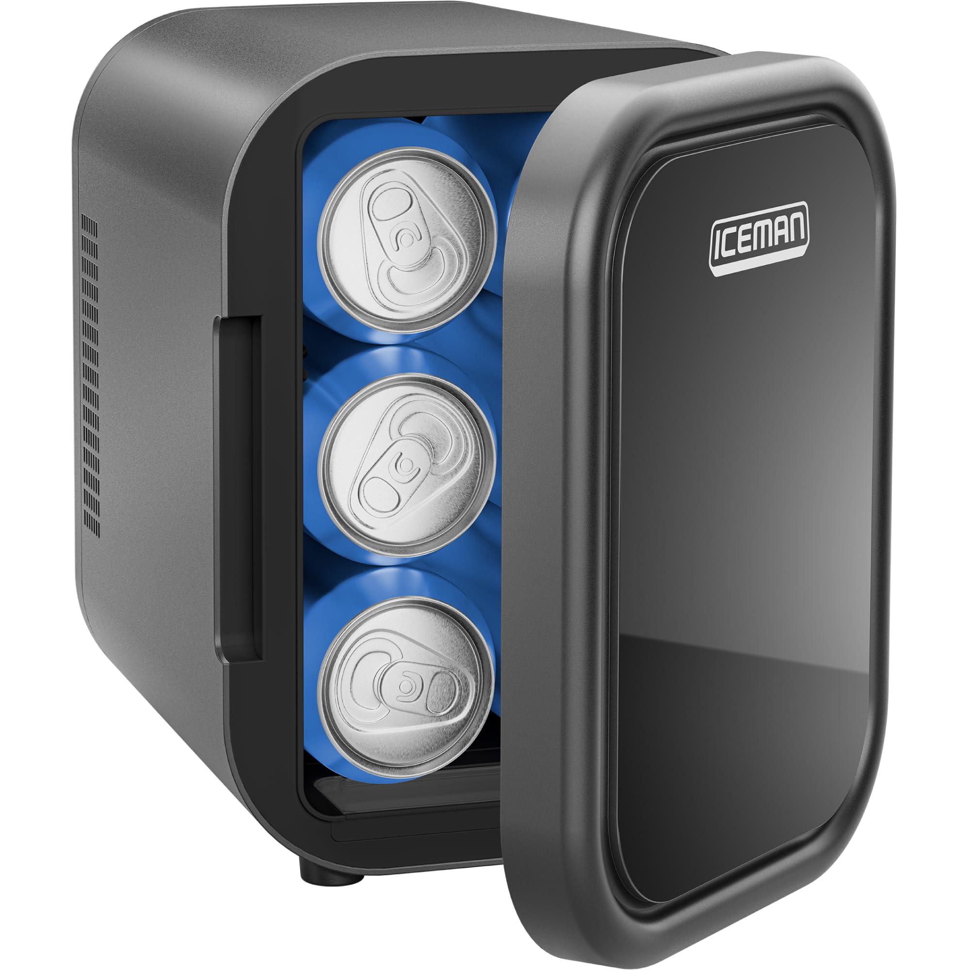 Iceman Portable Mini Fridge – Fits 6 x 12 oz Cans, Cooler and Heater ...